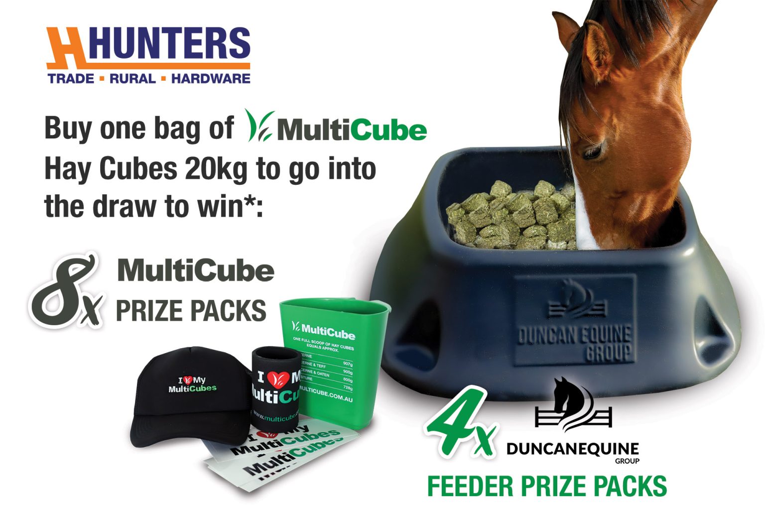 WB Hunters and MultiCube Promotion - Multicube Hay & Cube